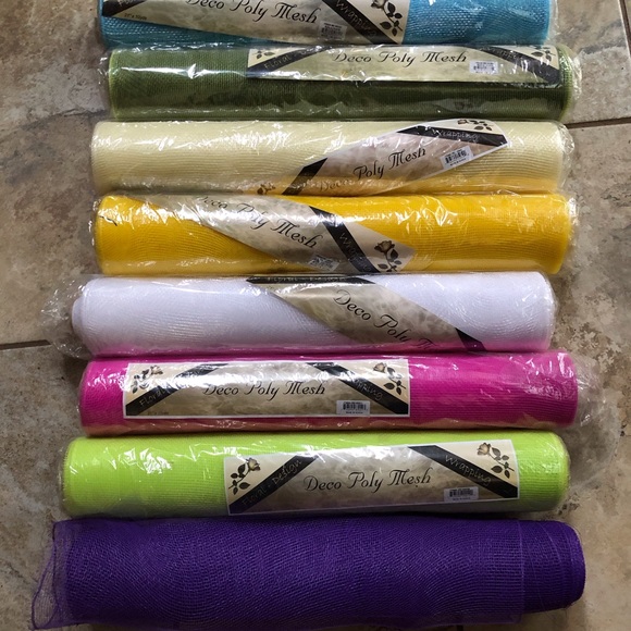 Deco Mesh | Other | New Deco Mesh Lot | Poshmark